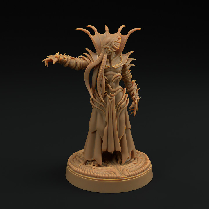 3D Printable Cephlamorphs | PRESUPPORTED | The Caverns of Aberrant ...