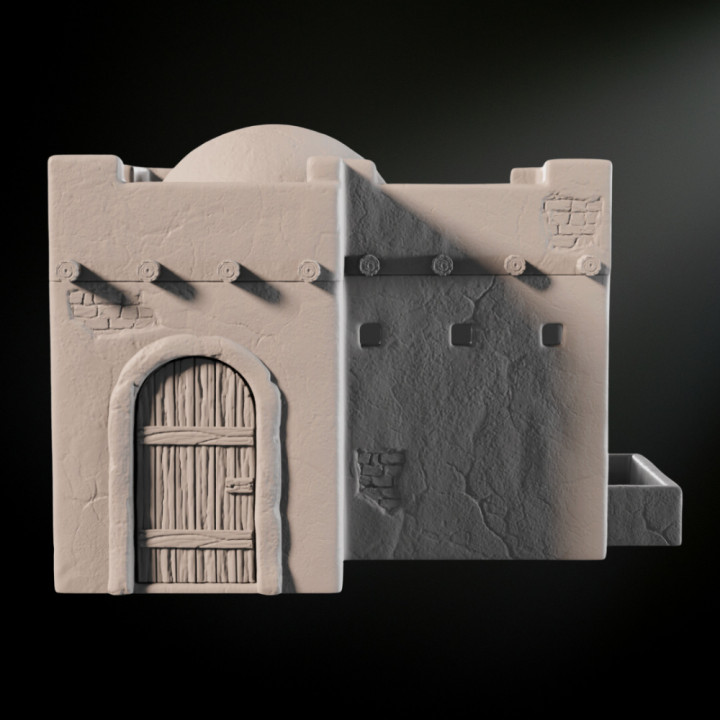 3D Printable Sci-Fi Desert House XIII by WargamesCo