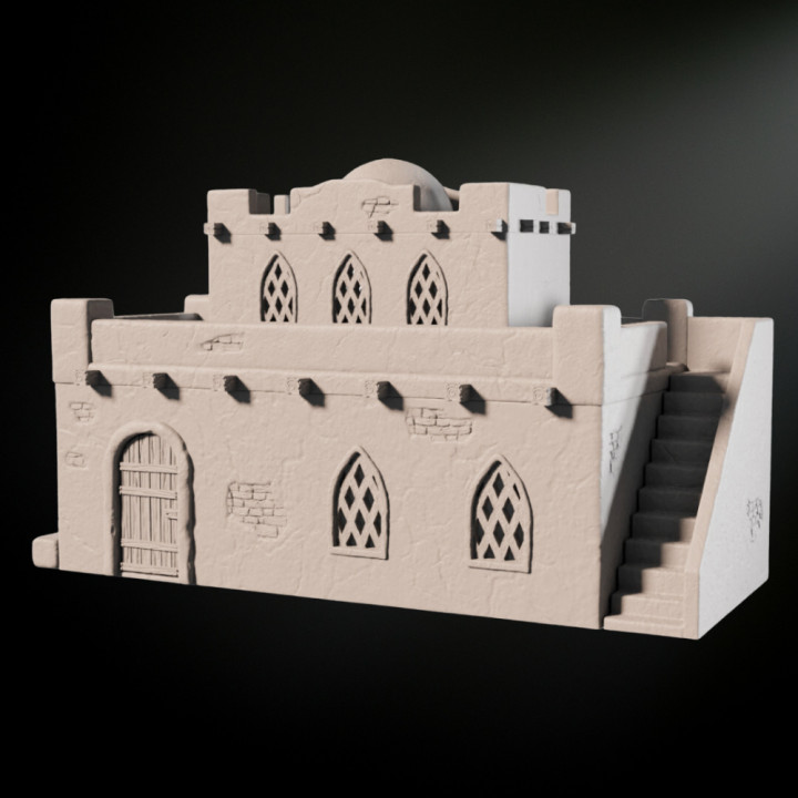 3D Printable Sci-Fi Desert House XIV by WargamesCo