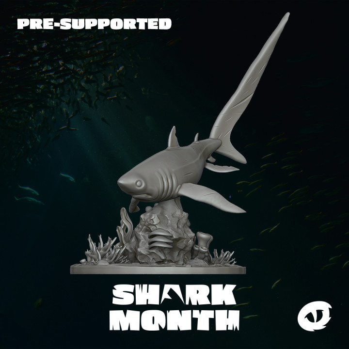 3D Printable Shark Month Set by Insight Miniatures