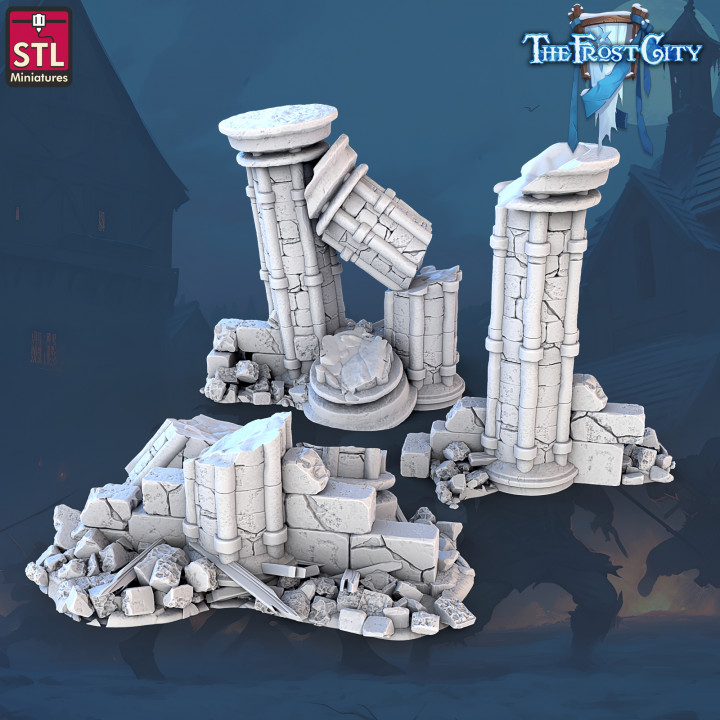 The Frost City - 3D Printable STL Miniatures and Terrains Campaign ...