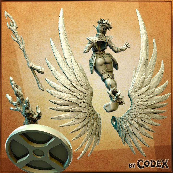 3D Printable Ellenwyn by Codex Universalis