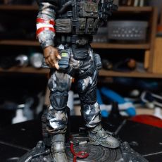 3D Printable Cyberpunk Combat Medic - Romero "Ratchet" De La Vega by ...