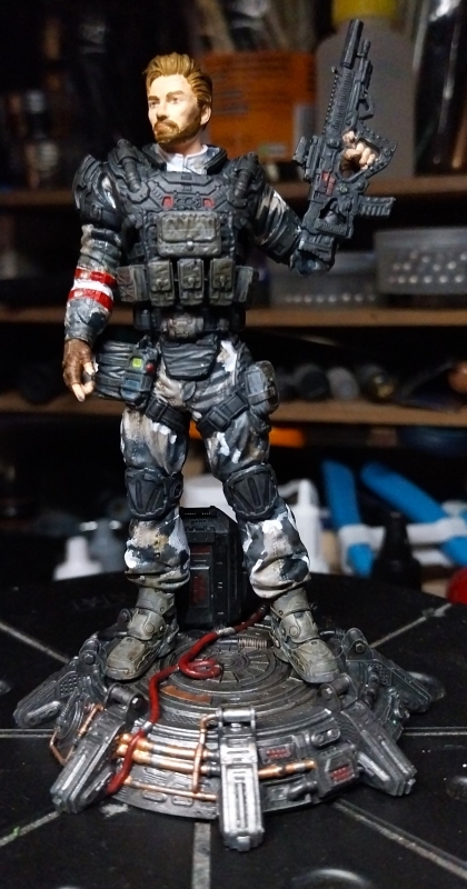 3D Printable Cyberpunk Combat Medic - Romero "Ratchet" De La Vega by ...