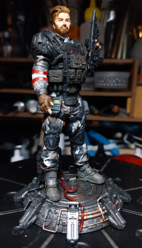 3D Printable Cyberpunk Combat Medic - Romero "Ratchet" De La Vega by ...