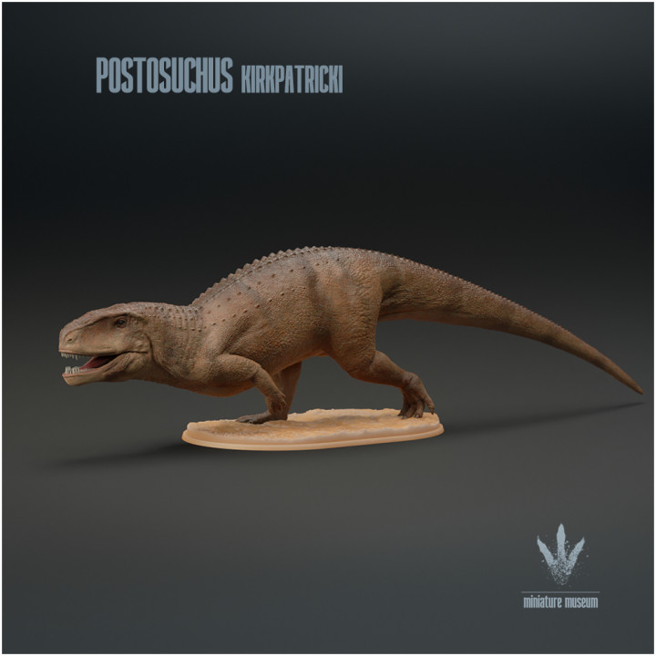 3D Printable Postosuchus kirkpatricki : Crocodile from Post by ...