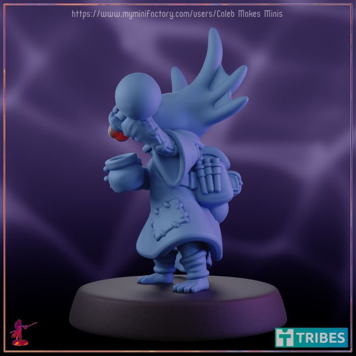 3D Printable "Gurgle" the Alchemist [PRE-SUPPORTED] | Axolotls II by ...