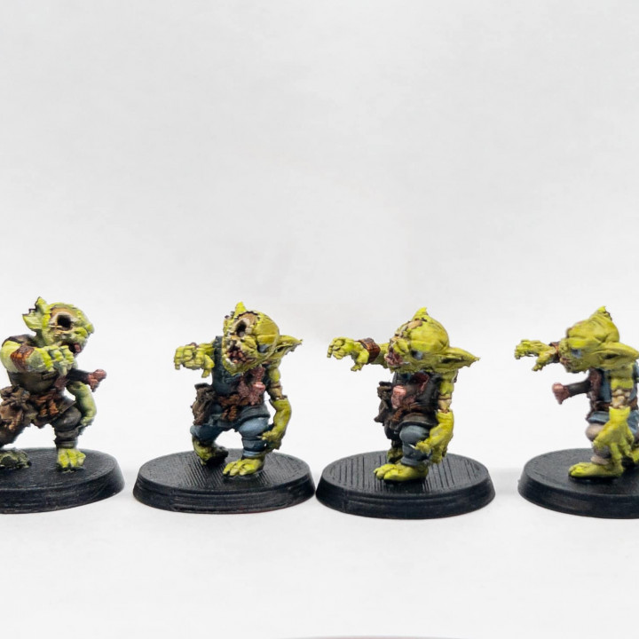 3D Print of Zombie Goblin Miniature STL by chrisjung