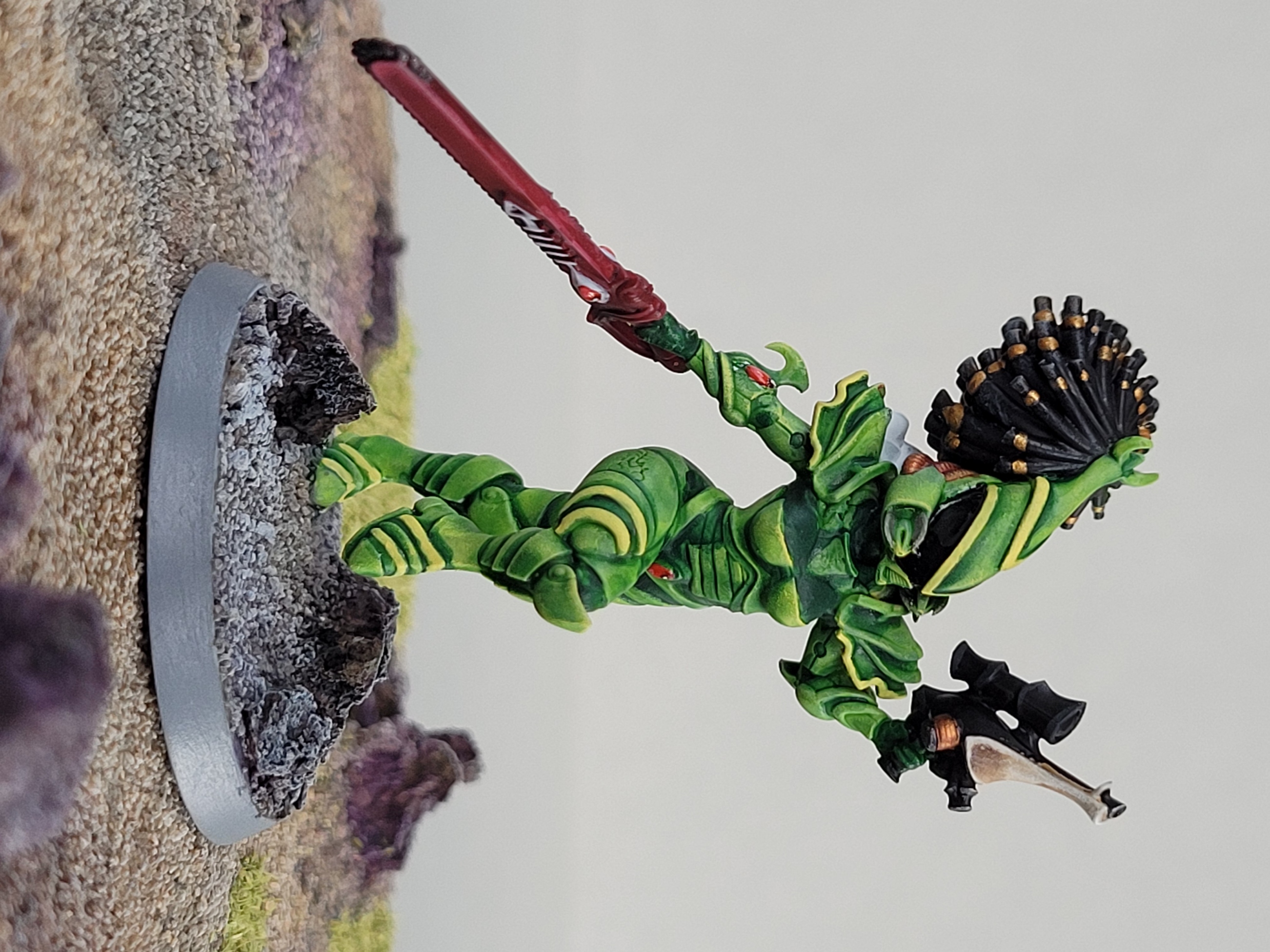 3D Printable Space Elf Venomous Viper Pose 1 + Pinup by PSMiniatures