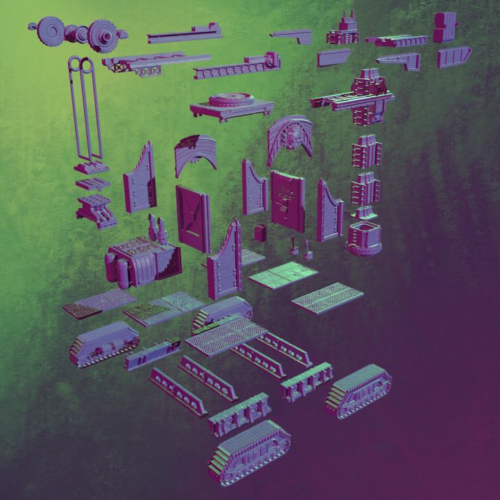 3D Printable Shipping Hub by EonsOfBattle