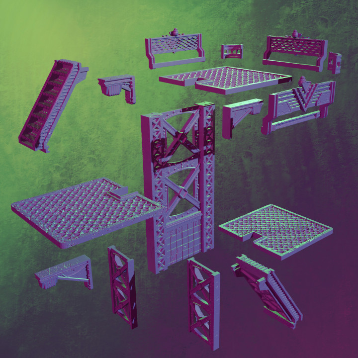 3D Printable Shipping Hub by EonsOfBattle