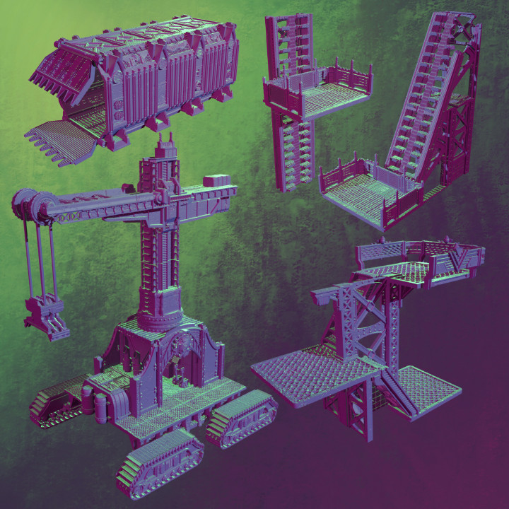 3D Printable Shipping Hub by EonsOfBattle