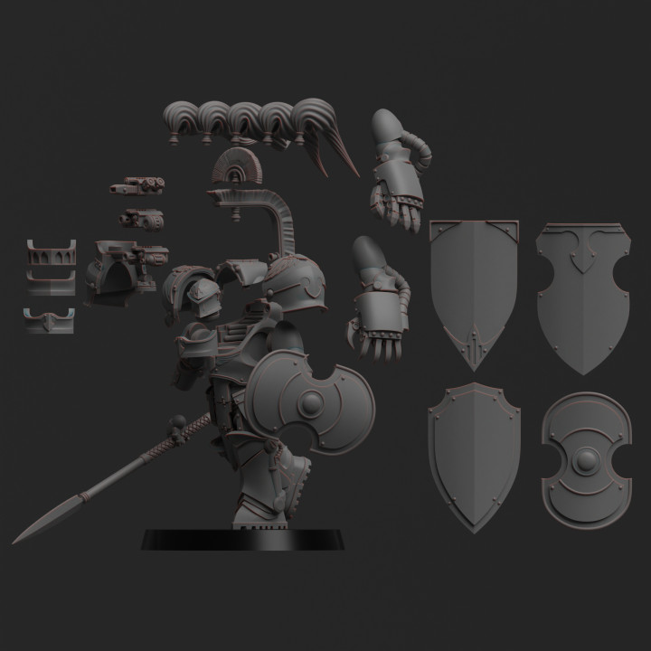 3D Printable Scions - Bulwark Armour by DivergingRealm