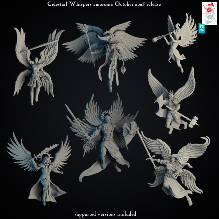 3D Printable Celestial Whispers - Solar, Deva Astral, Planetar bundle ...