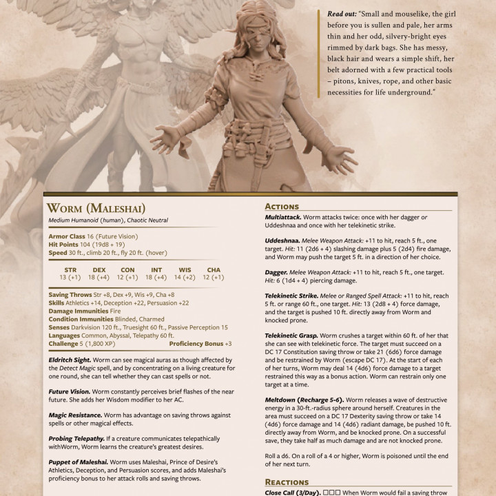 3D Printable PDF - Deephold (5e Campaign Setting) by Mammoth Factory