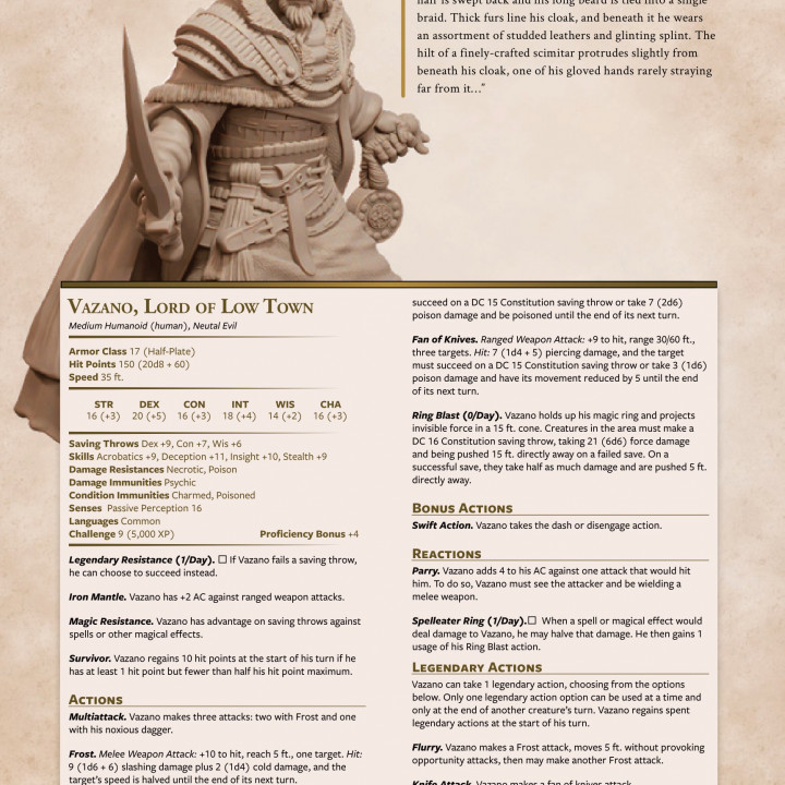 3D Printable PDF - Deephold (5e Campaign Setting) by Mammoth Factory