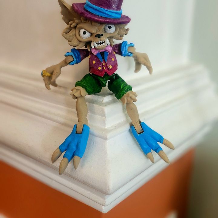 3D Print of Gentleman Werewolf, October 2023 Exclusive by Rachelle
