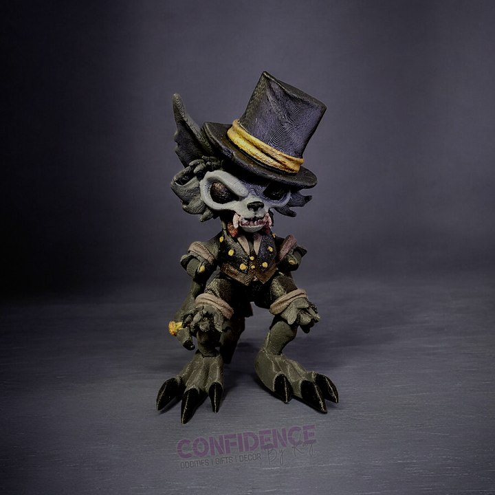 3D Print of Gentleman Werewolf, October 2023 Exclusive by kaybrandt
