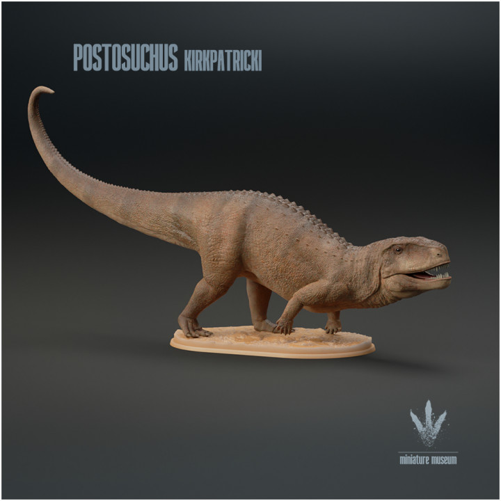 3D Printable Postosuchus kirkpatricki : The False Crocodile by ...