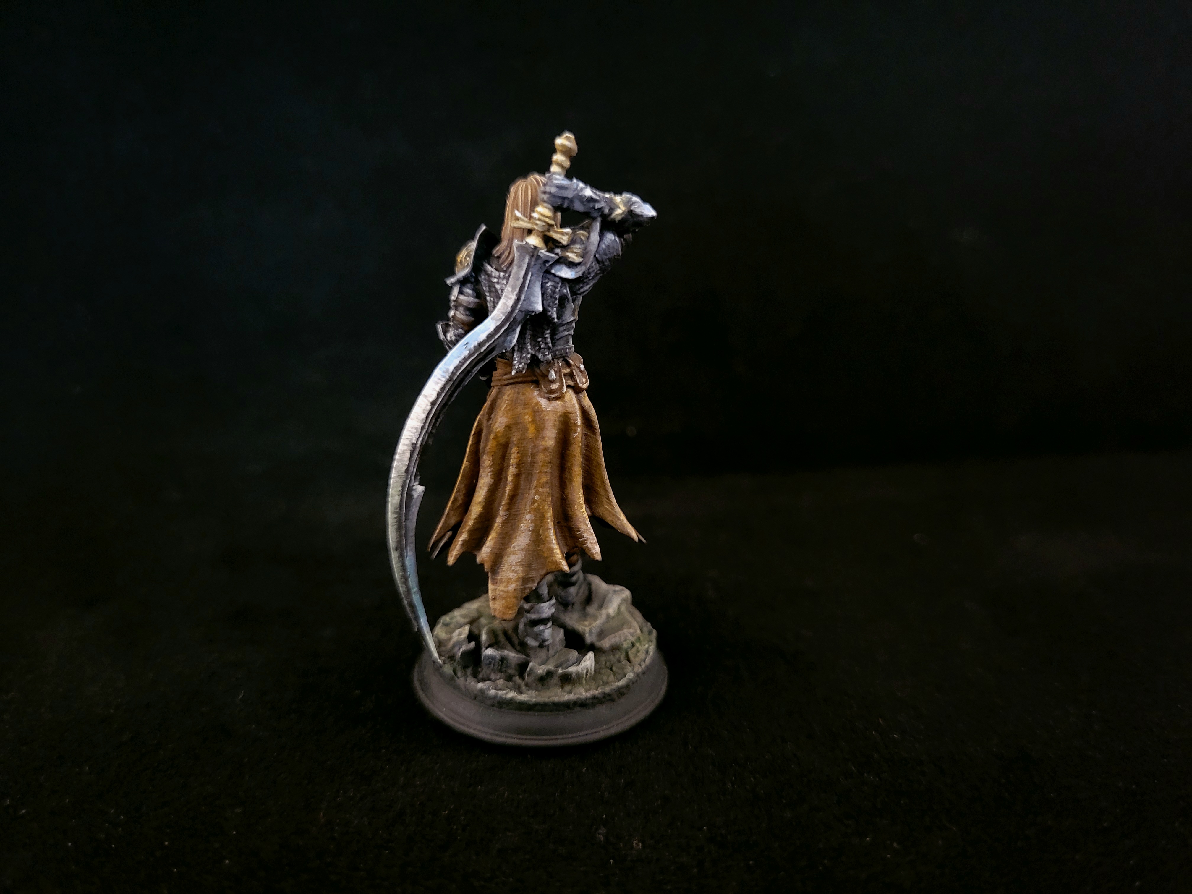 3D Printable Drow Moon Paladin - Relethyr by DM Stash