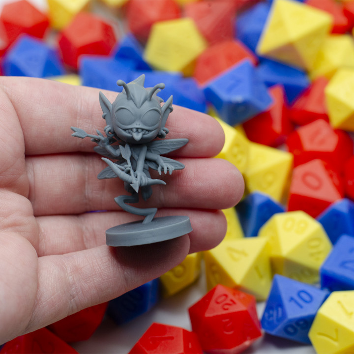 3D Printable Feywild Pixie Trio by Found Family Adventurecrafts