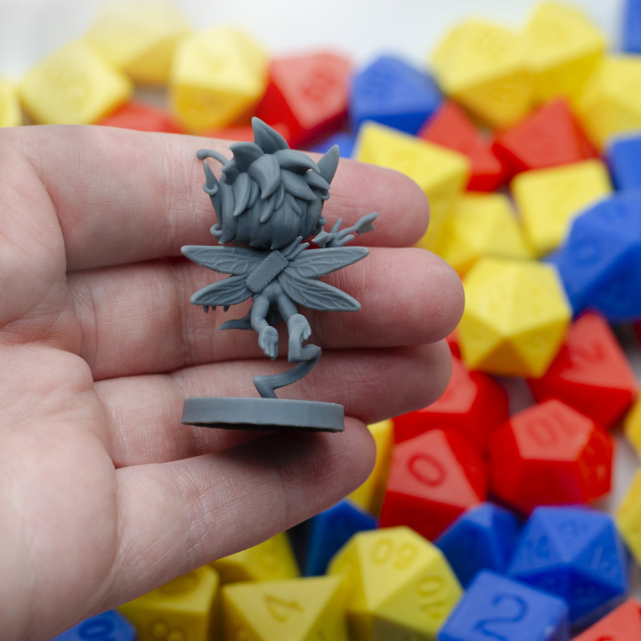 3D Printable Feywild Pixie Trio by Found Family Adventurecrafts