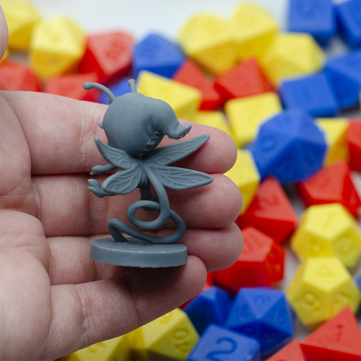 3D Printable Feywild Pixie Trio by Found Family Adventurecrafts