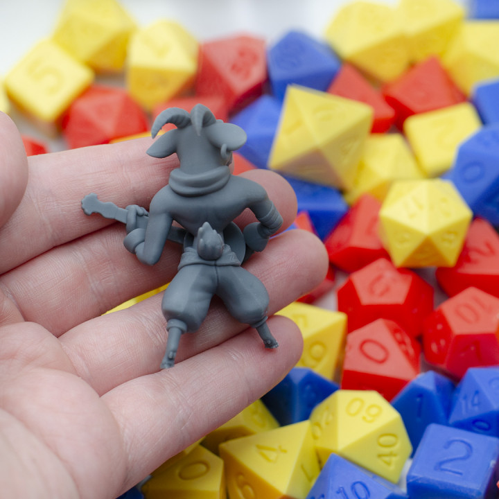 3D Printable Feywild Bundle! Nymph, Faun, and Pixie Trio by Found ...