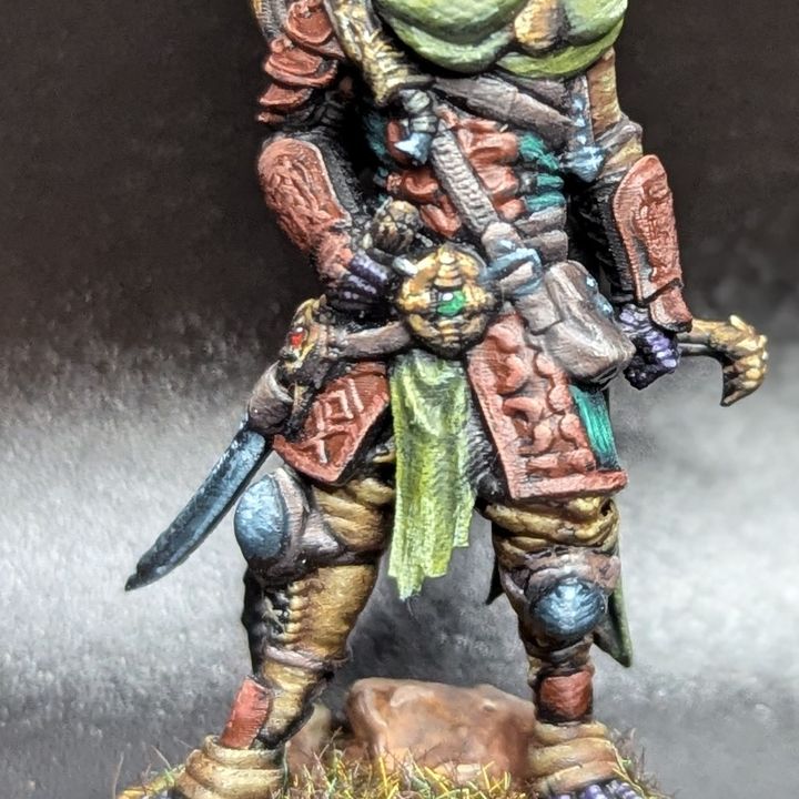 3D Print of Dragonborn Drakewarden Ranger - Zandoril von zodthebear