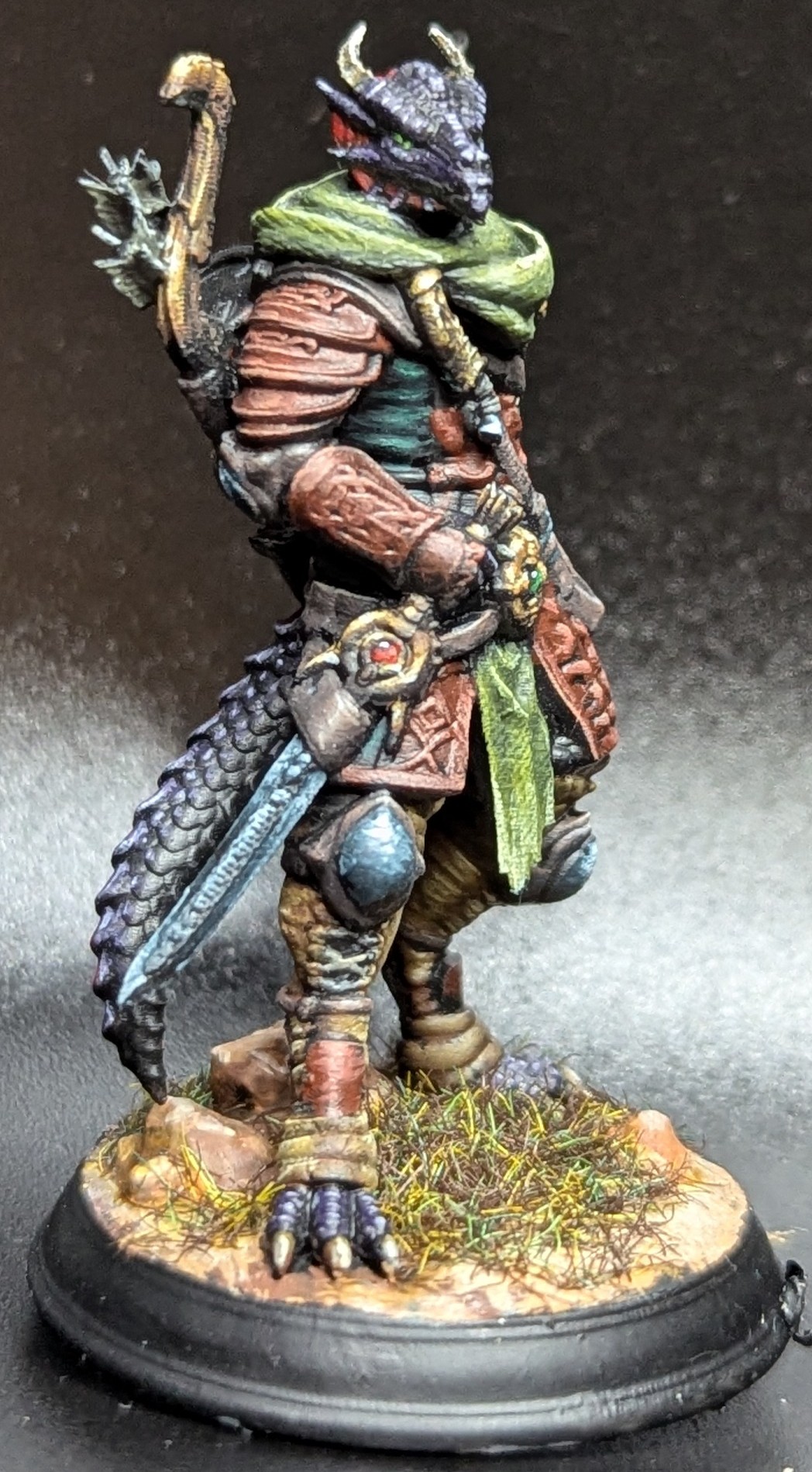 3D Printable Dragonborn Drakewarden Ranger - Zandoril by DM Stash