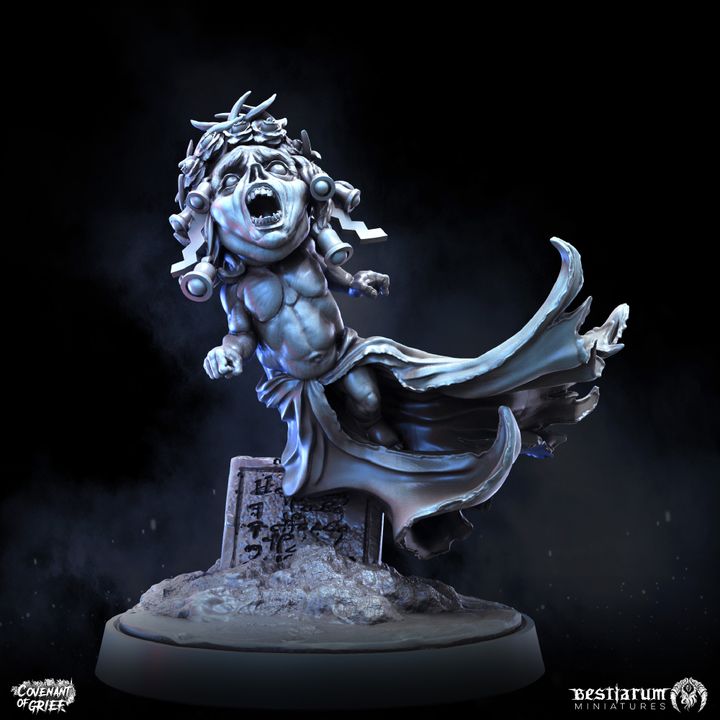 3D Printable Queen of Sorrows | Covenant of Grief | Ghosts by Bestiarum ...