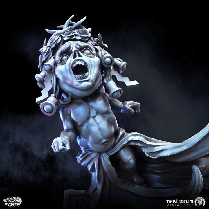 3D Printable Queen of Sorrows | Covenant of Grief | Ghosts by Bestiarum ...