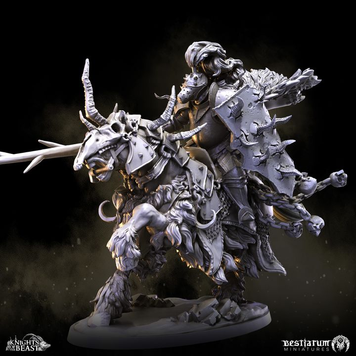 3D Printable Beastsworn Ravager Cavalry: Multipart Kit | Knights of the ...