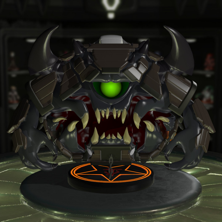 3D Printable Pain Elemental Mimic by Uzarran