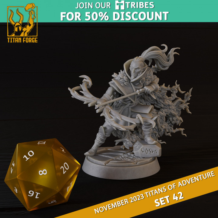 3D Printable RPG - DnD Hero Characters - Titans of Adventure Set 42 by ...