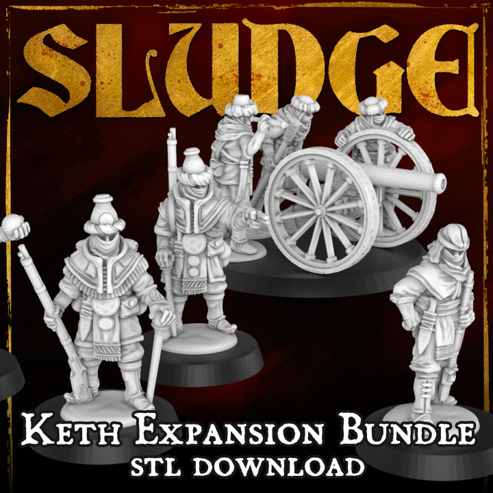 3D Printable SLUDGE Keth Expansion Bundle by sean sutter