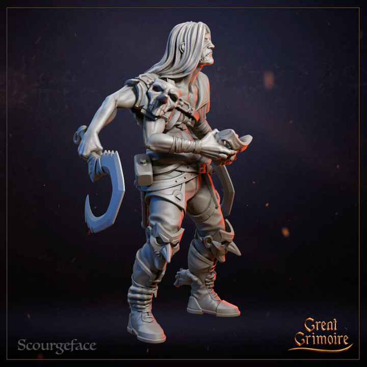 3D Printable Scourgeface by Great Grimoire