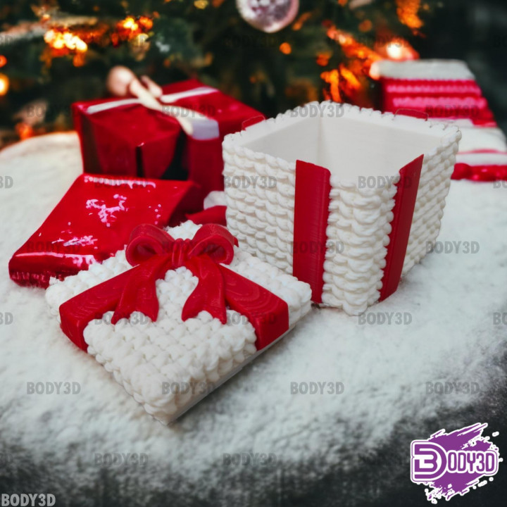 3D Printable Crocheted Gift Boxes by BODY3D