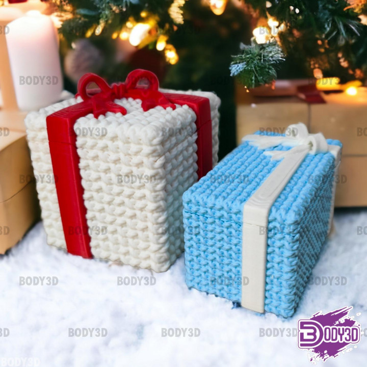 3D Printable Crocheted Gift Boxes by BODY3D