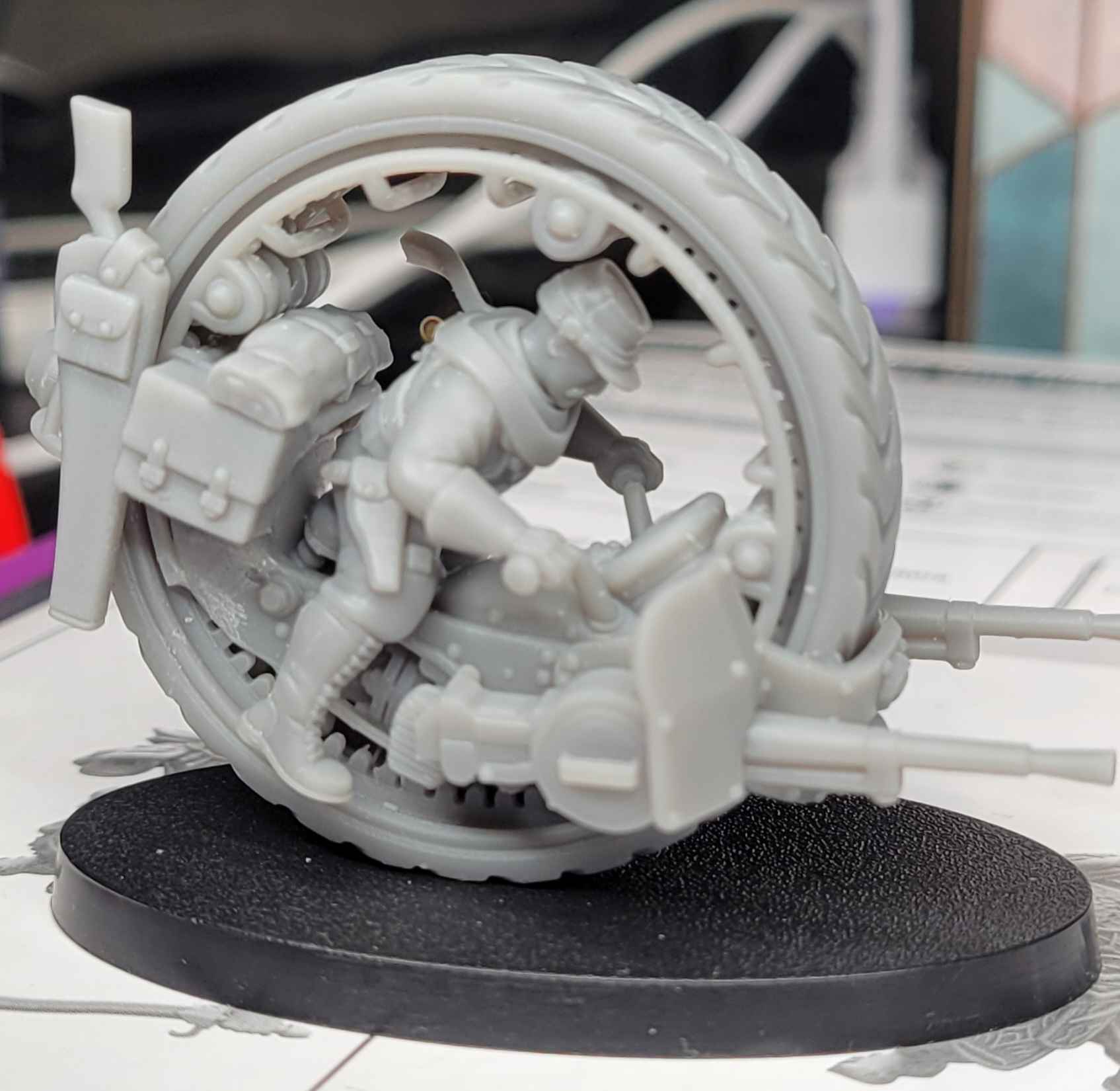 3D Printable New French Republic - Monowheel Chasseurs by Golden Dragon ...