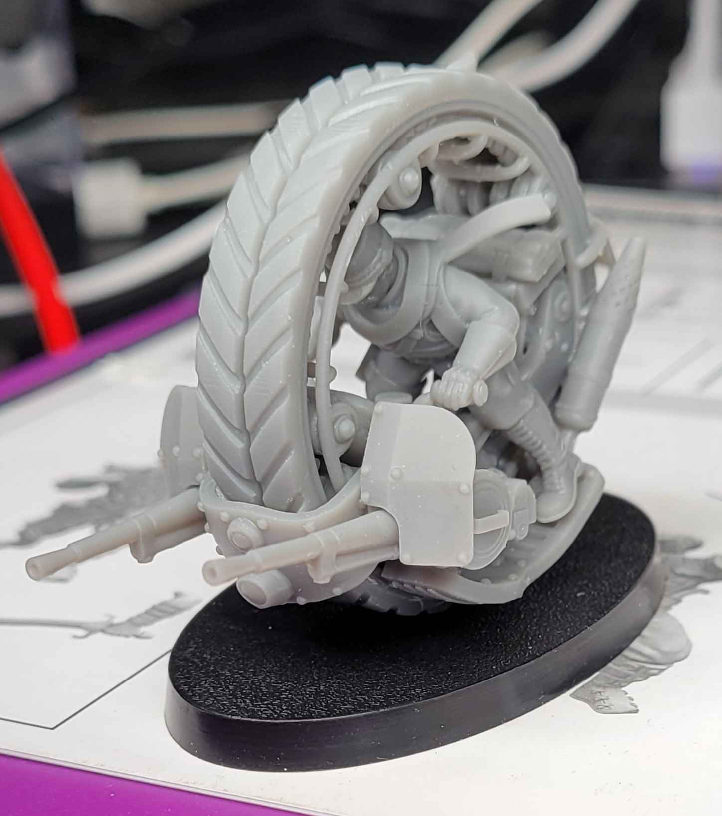 3D Printable New French Republic - Monowheel Chasseurs by Golden Dragon ...