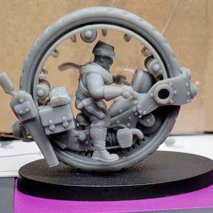 3D Print of New French Republic - Monowheel Chasseurs by Ogrekin