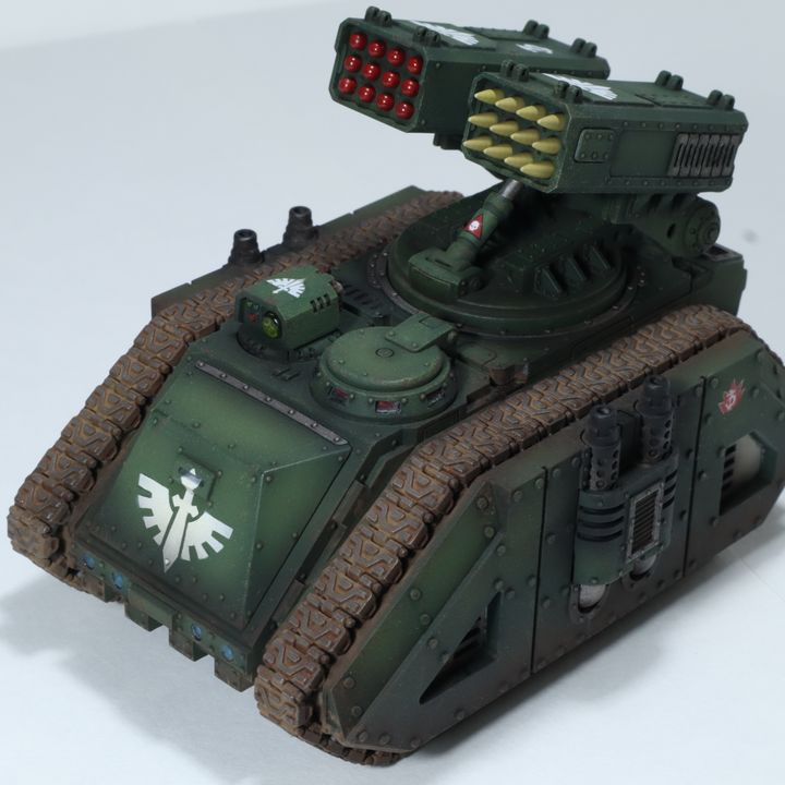 3D Print of Heavy Armored Multiple Rocket Launcher Tank by BlackCatCartel