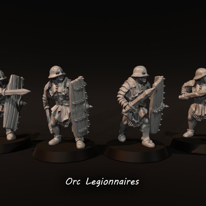 3D Printable Orc Legionnaires by Medbury Miniatures 3D Printable Orc Legionnaires by Medbury Miniatures
