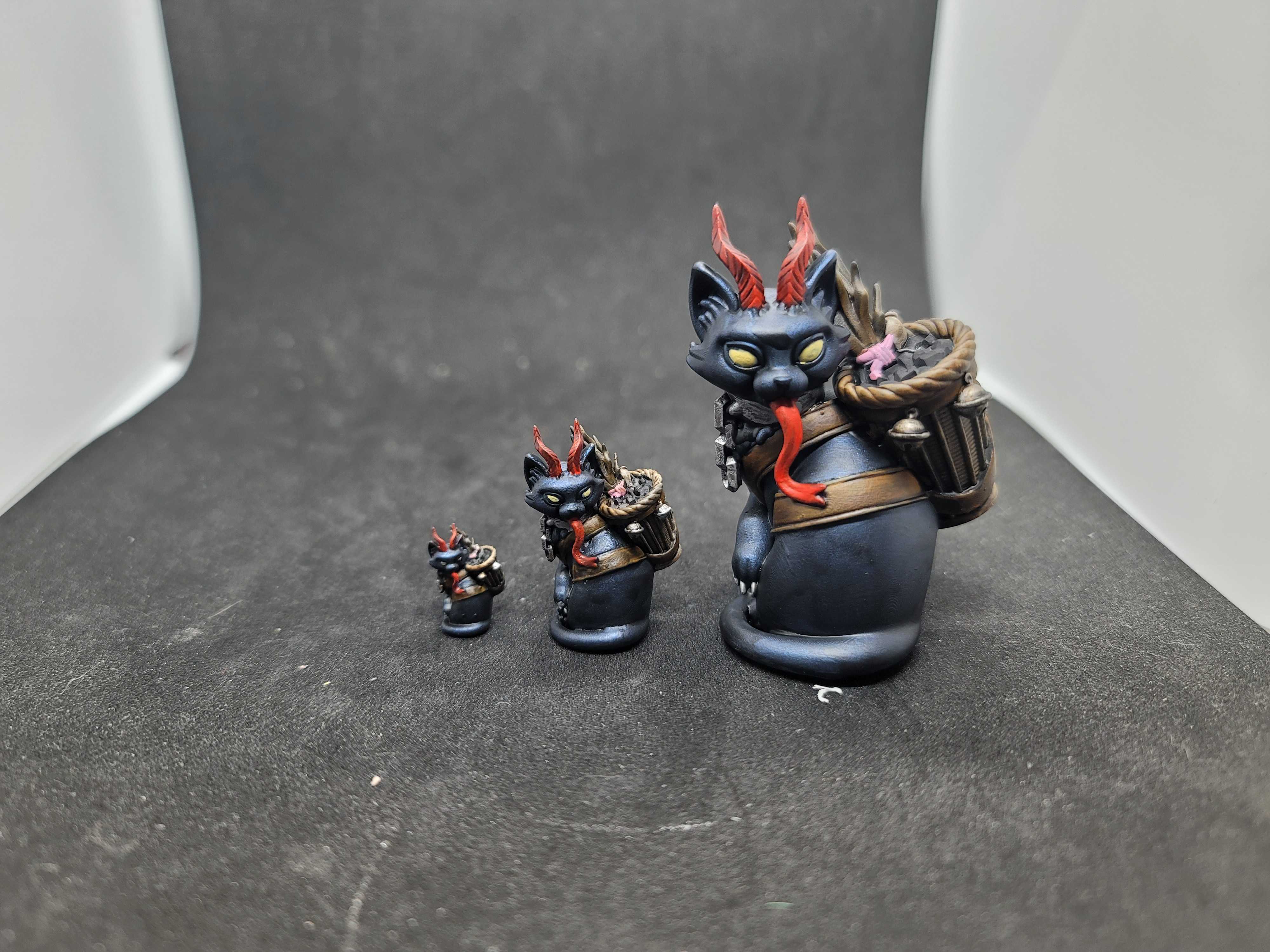 3D Printable Krampus Cat by Kawna Minis