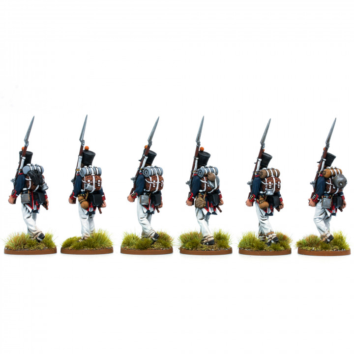 3D Printable Napoleonic French Line Infantry by Piano Wargames