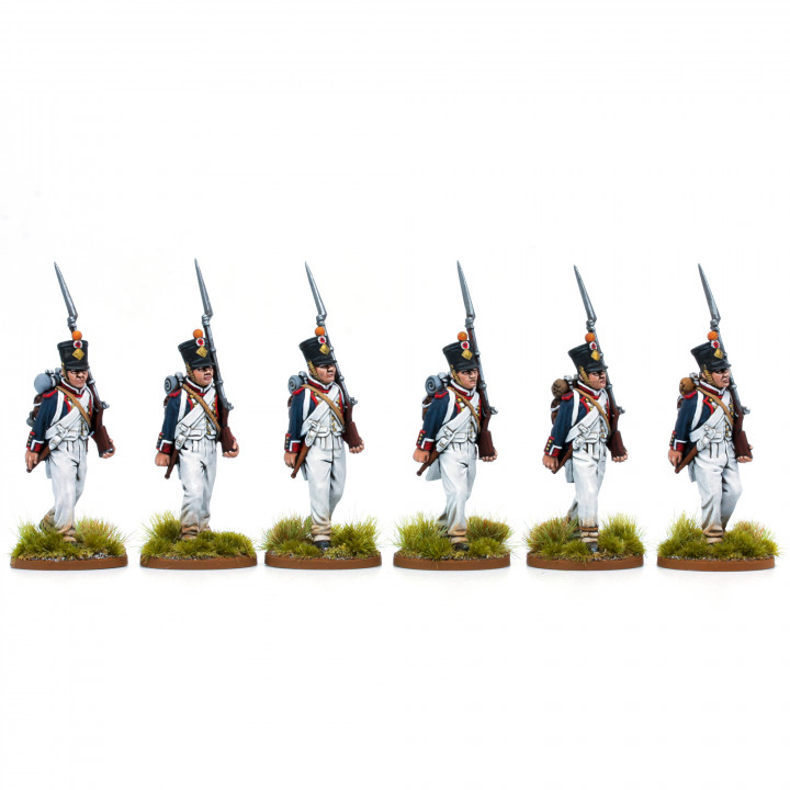 3D Printable Napoleonic French Line Infantry by Piano Wargames