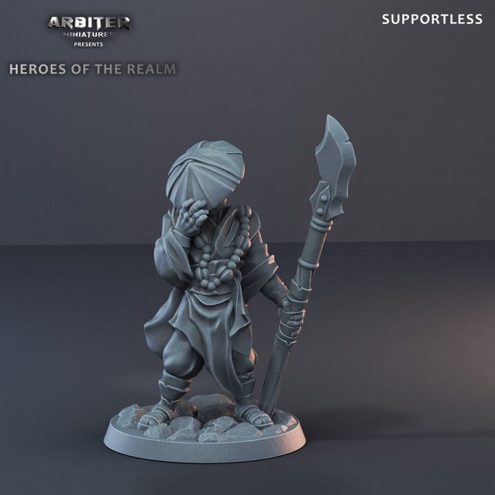 3D Printable Supportless Monk Male 02 by Arbiter Miniatures - by Theis ...