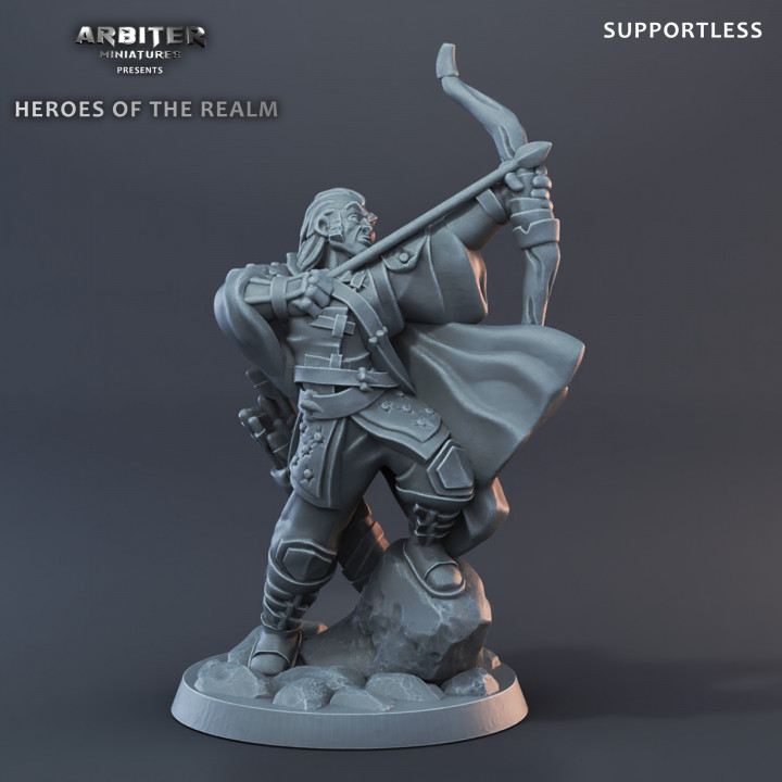 3D Printable Supportless Ranger Male 01 by Arbiter Miniatures - by ...
