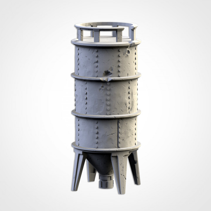 3D Printable Silos & Storage Tanks by Txarli Factory